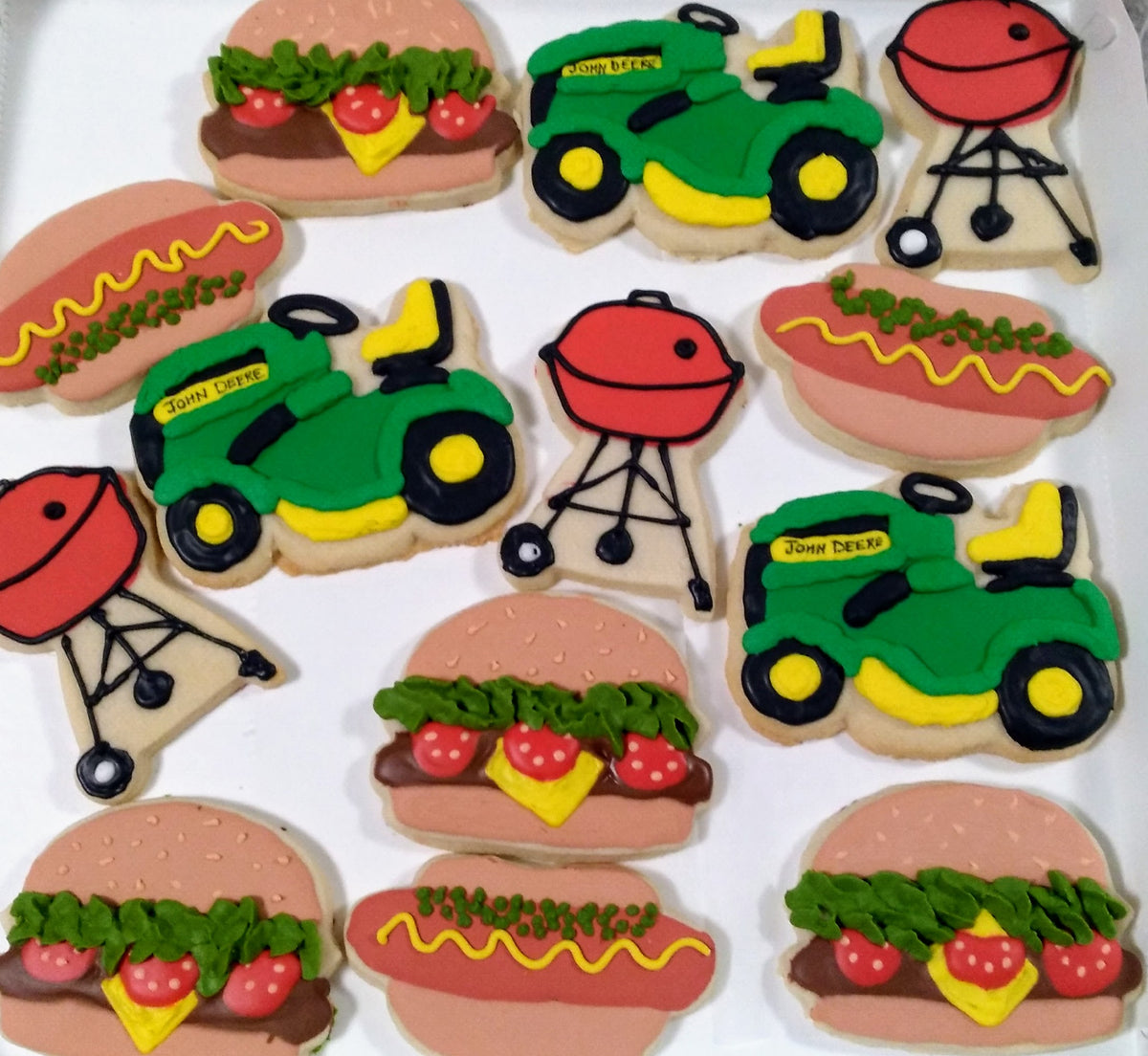 Custom Decorated Cookies - Fun Theme- BBQ – 2 Sisters Celebrations & Bakery
