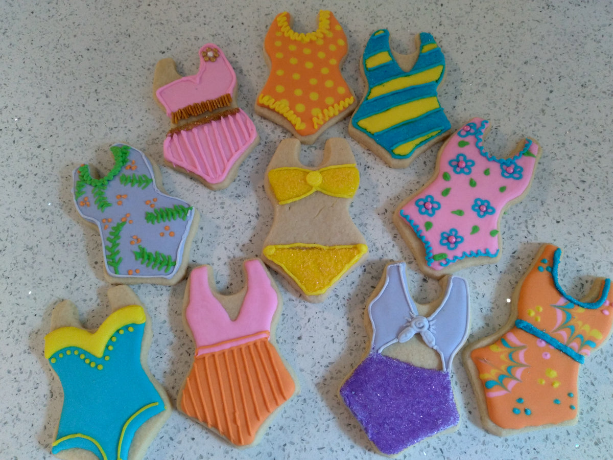 Decorated Cookies - Swimsuit – 2 Sisters Celebrations & Bakery