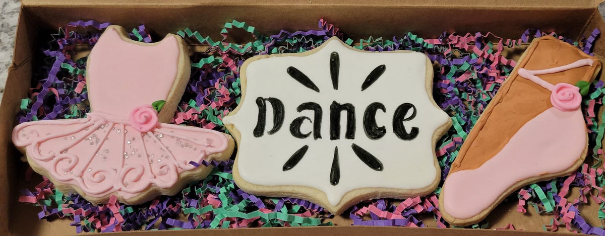 Dance Cookie Box – 2 Sisters Celebrations & Bakery